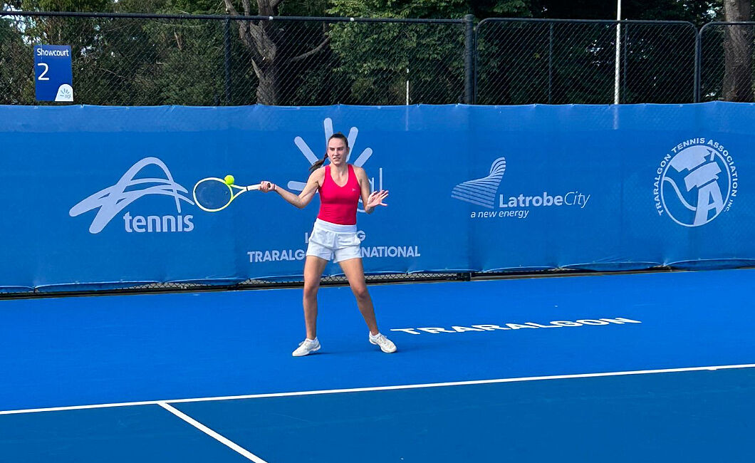 Vicky Pohle in Australien - Württembergischer Tennis-Bund